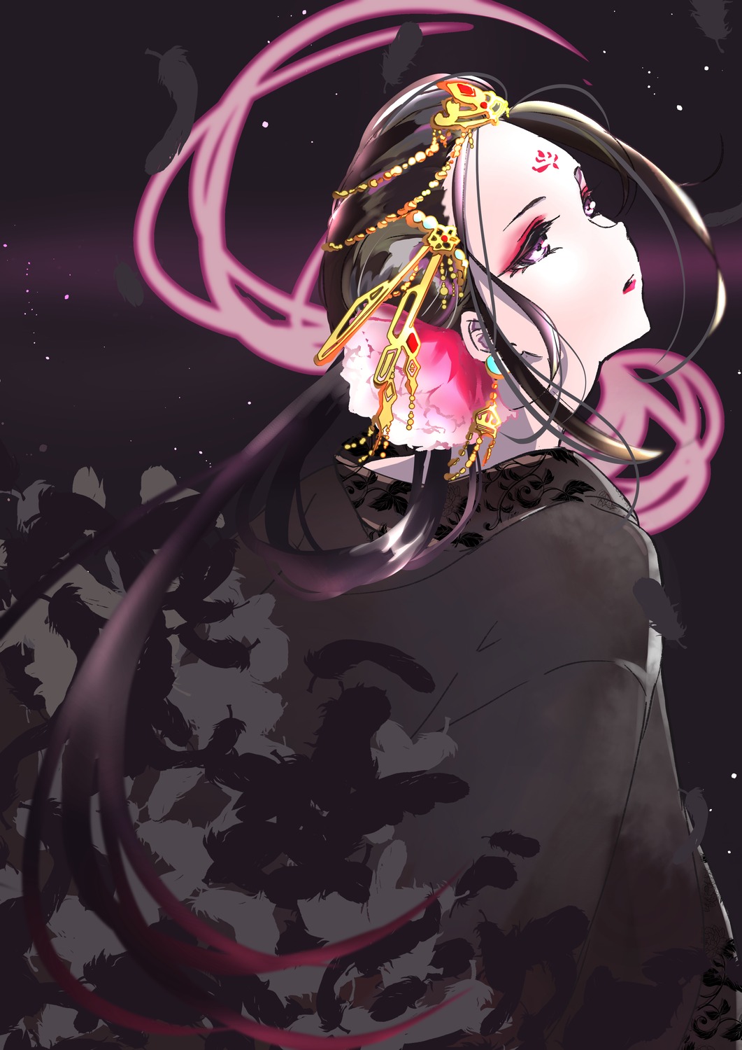 key (pixiv 27774151) koukyuu no karasu ryuu jusetsu asian clothes tattoo | #1037297 | yande.re